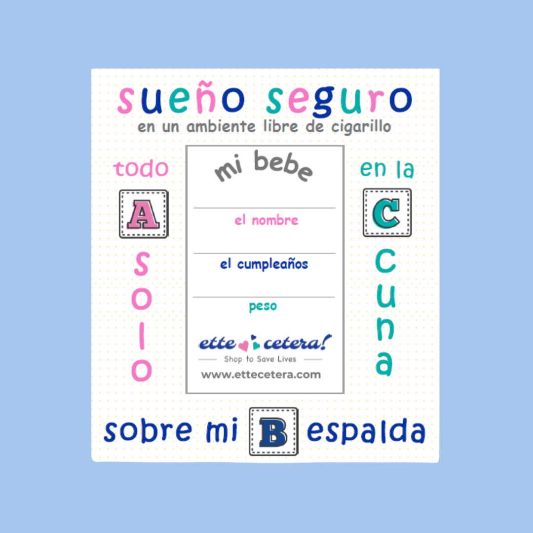 Safe Sleep Ambassador ABC Photo Magnet – ette cetera!