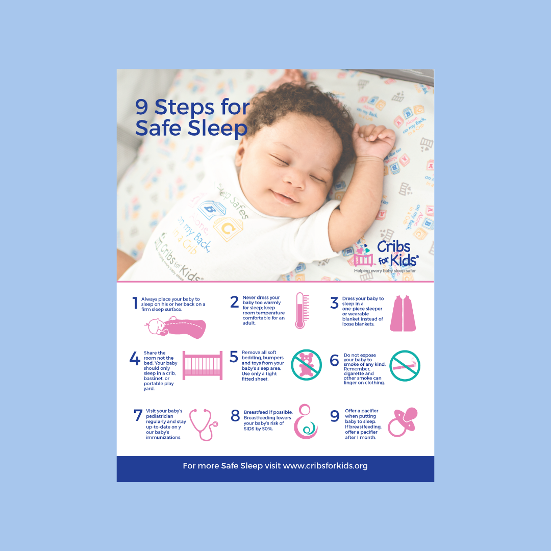 Safe Sleep Ambassador 8.5" x 11" Safe Sleep Poster – ette cetera!