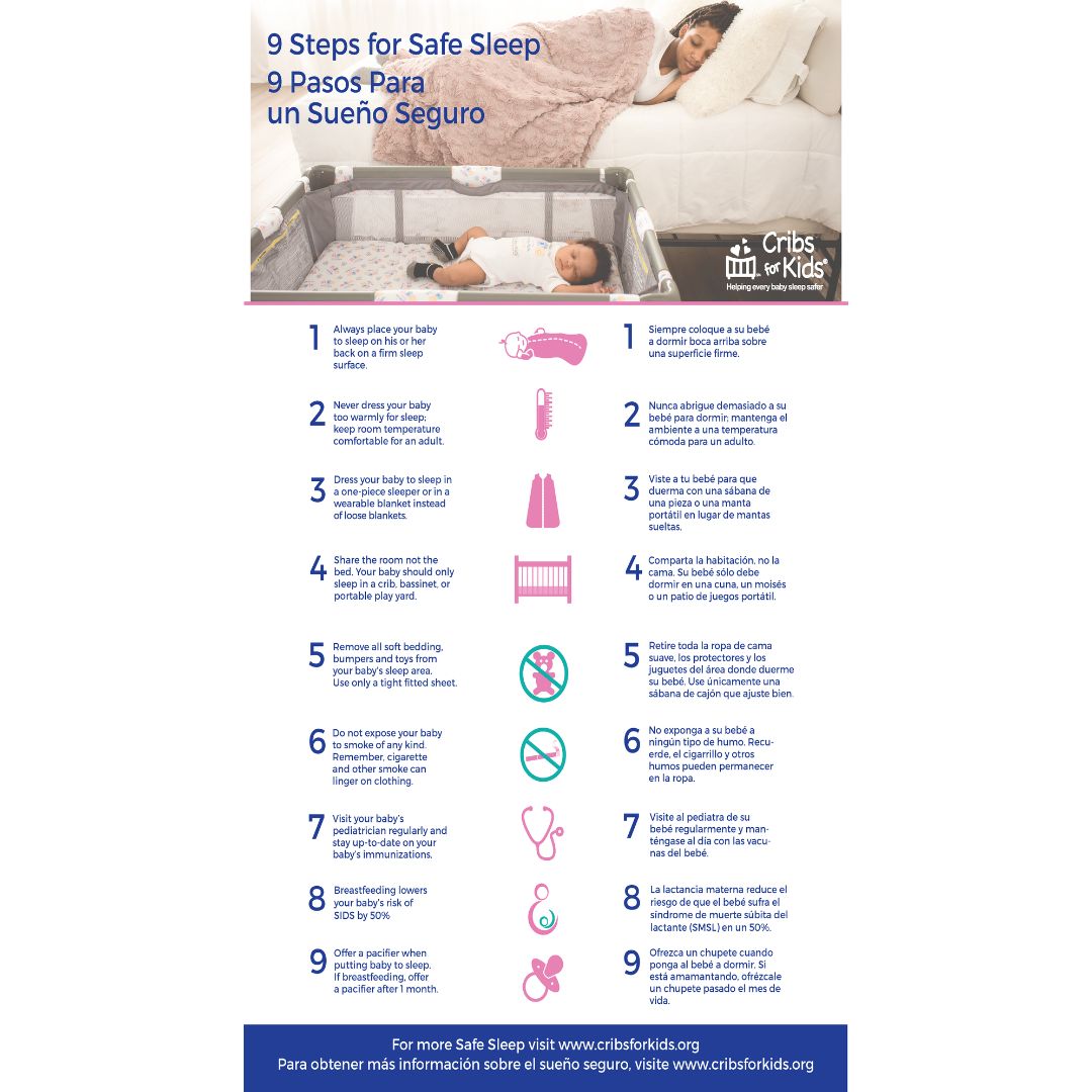 11" x 17" Safe Sleep Poster – ette cetera!
